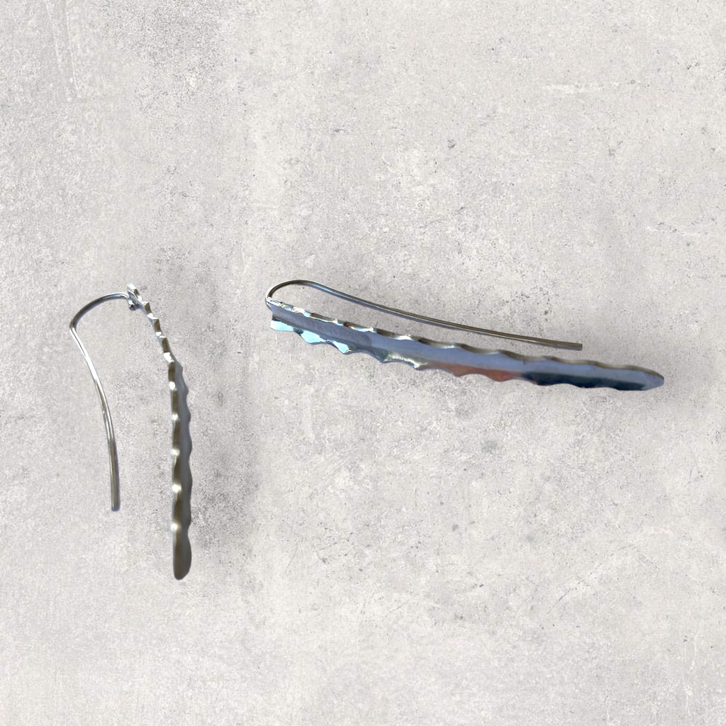 Aloe Leaf Earrings – gabrielle swimwear